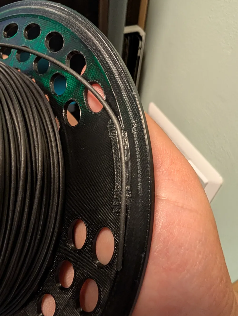 Bambu Lab Resuable Spool with filament clip Remixed by Dosimo ...