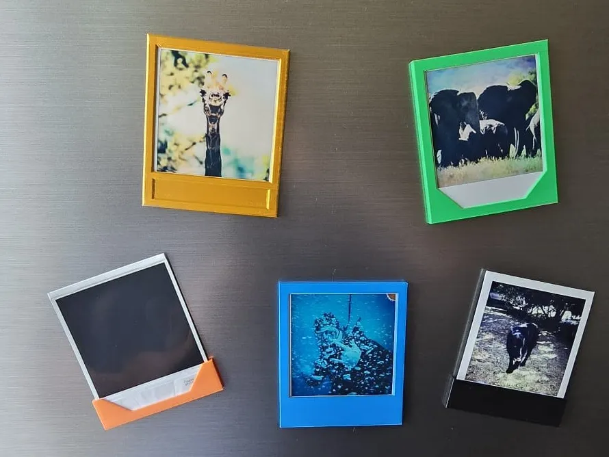 Polaroid Photo Frame Fridge Magnet by RubberDuck MakerWorld: Download ...