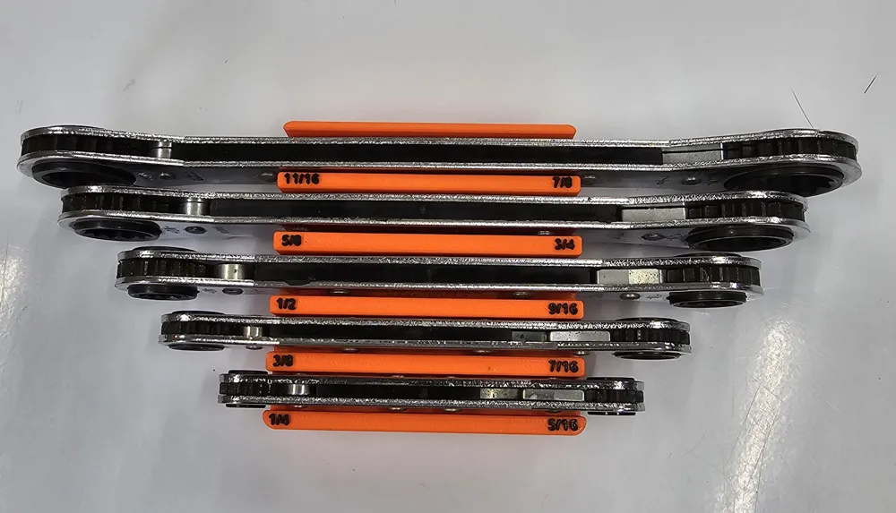 Craftsman Ratcheting Wrench Set SAE Gridfinity by Jason MakerWorld ...