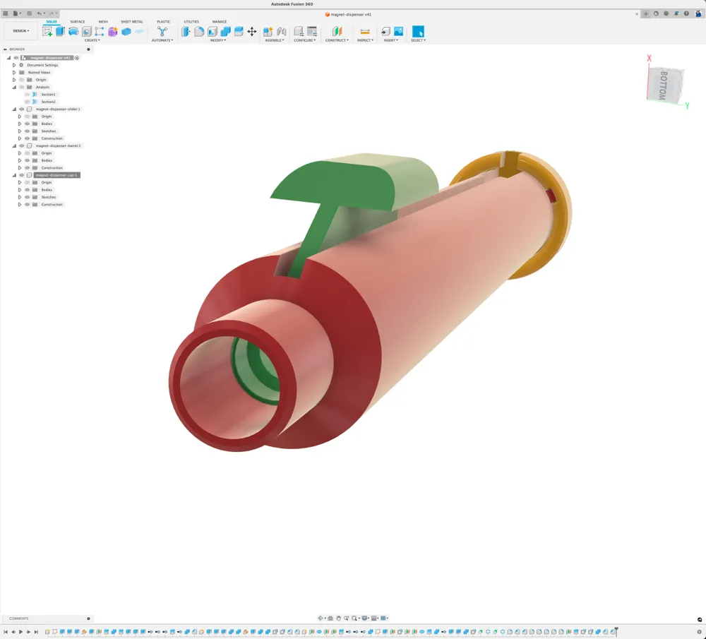 Embedded Magnet Dispenser Tool / 3D-Print Embedded Magnet Tool by Brian ...