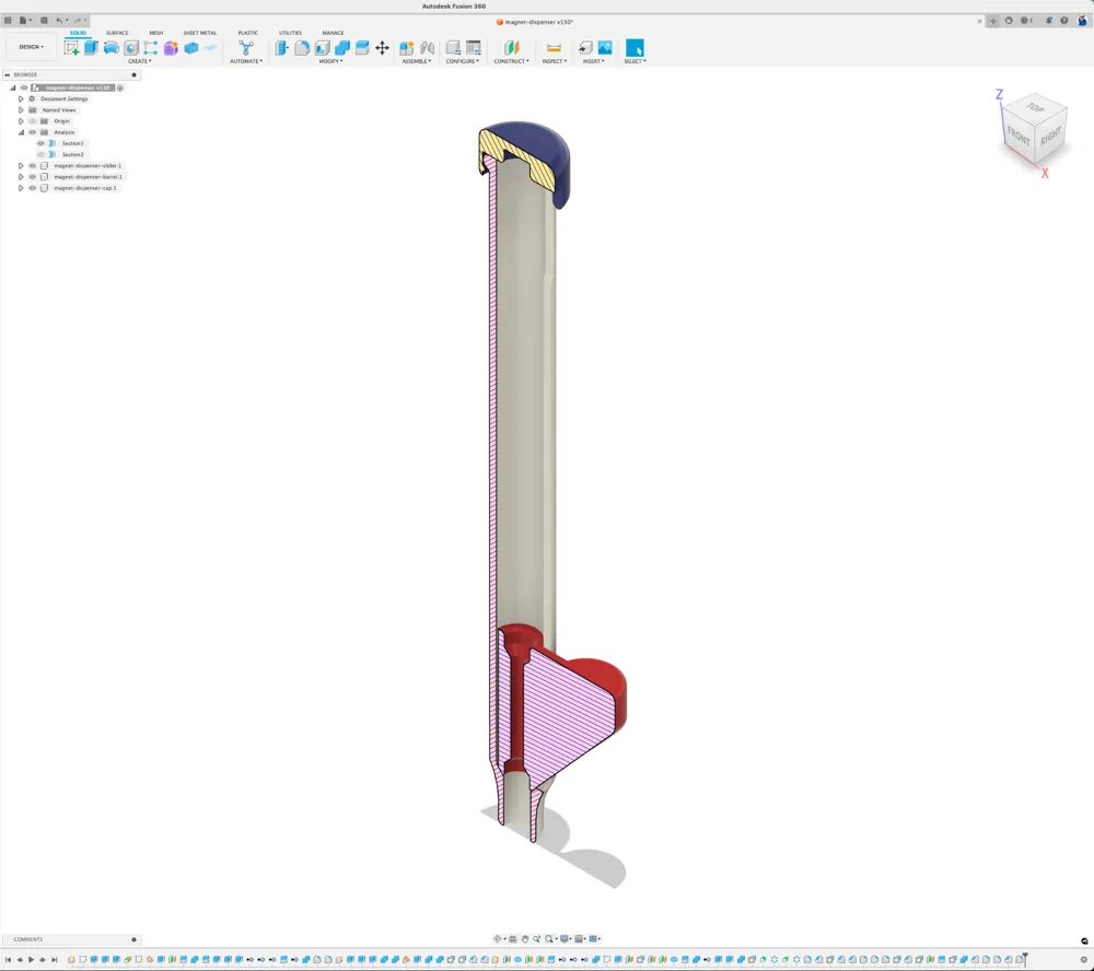 Embedded Magnet Dispenser Tool / 3D-Print Embedded Magnet Tool by Brian ...
