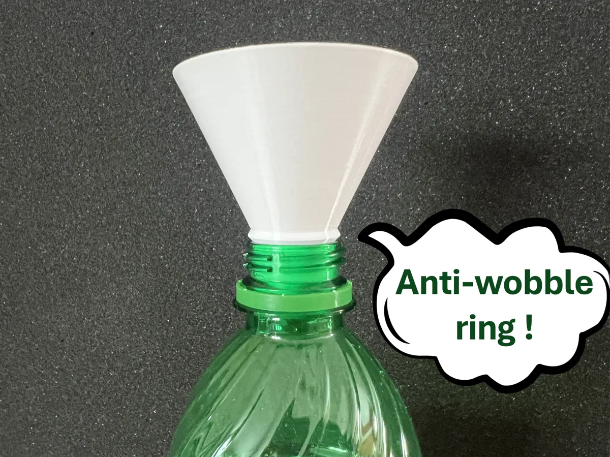 Funnel for 2L bottles 60mm diameter - Free 3D Print Model - MakerWorld