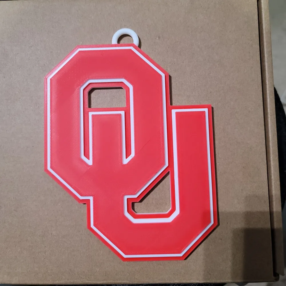 OKLAHOMA 3D Logo 180mm series - Free 3D Print Model - MakerWorld