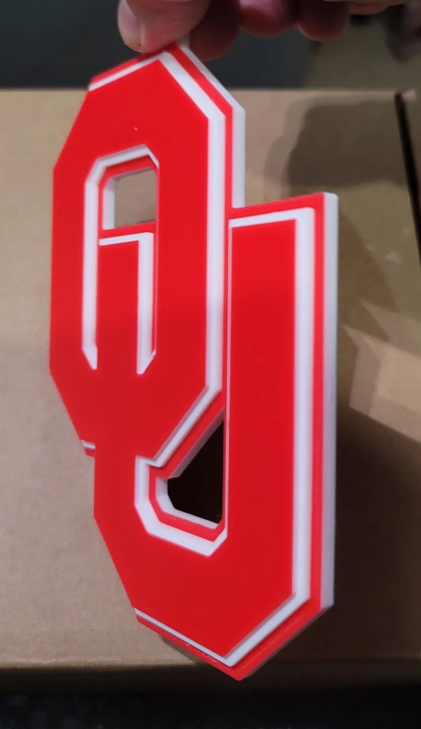 OKLAHOMA 3D Logo 180mm series by mercadogarzas - MakerWorld