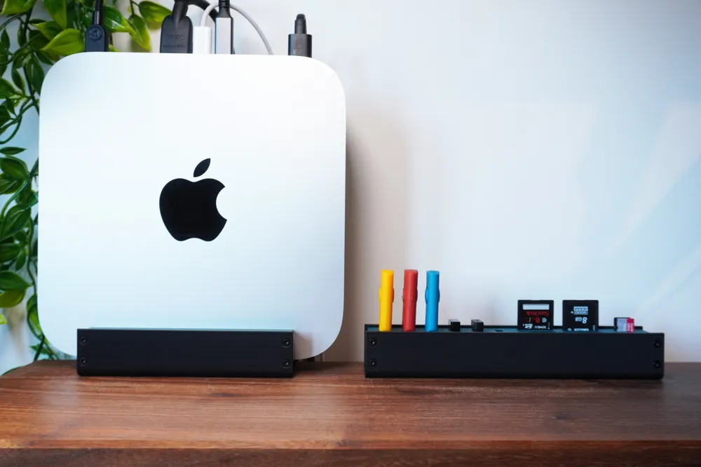Mac Mini Vertical Stand By Foxwood by Foxwood MakerWorld: Download Free ...