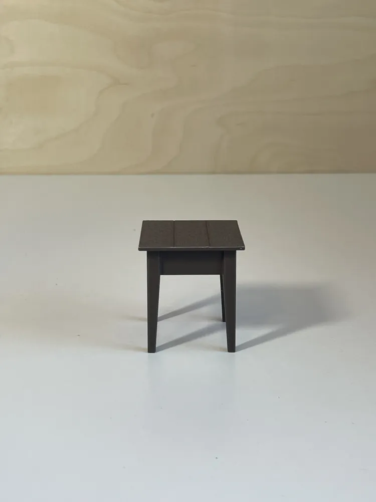 12:1 Shaker End table | Doll House Furniture by Jonah MakerWorld ...