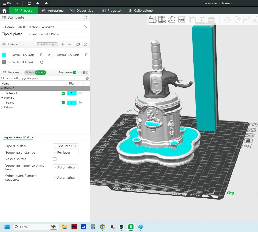 Fontana Liotru of Catania by John Silverbook - MakerWorld
