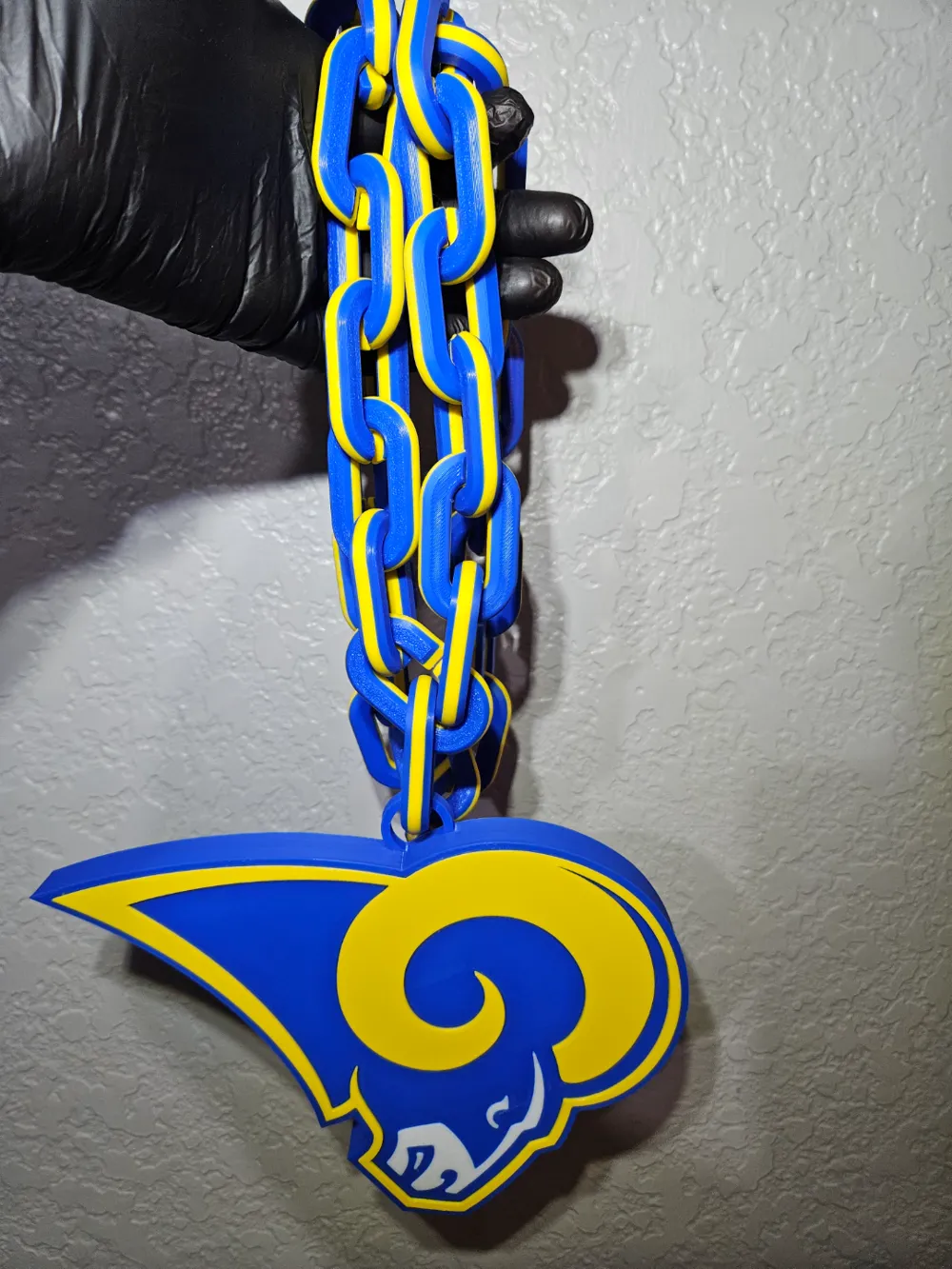 Los Angeles Rams Old Logo Big Emblem and Chainlink by NoProblem ...