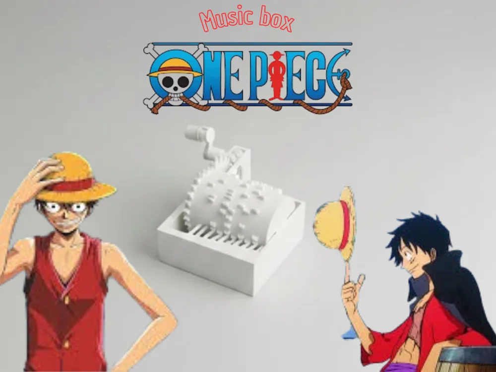 Caja de música de One Piece - Binks' Sake - Modelo de impresión 3D ...