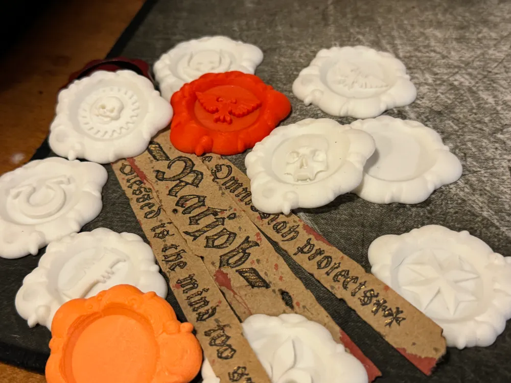 WH40K Purity Seals Magnet for Cosplay and Modeling by ratjob - MakerWorld