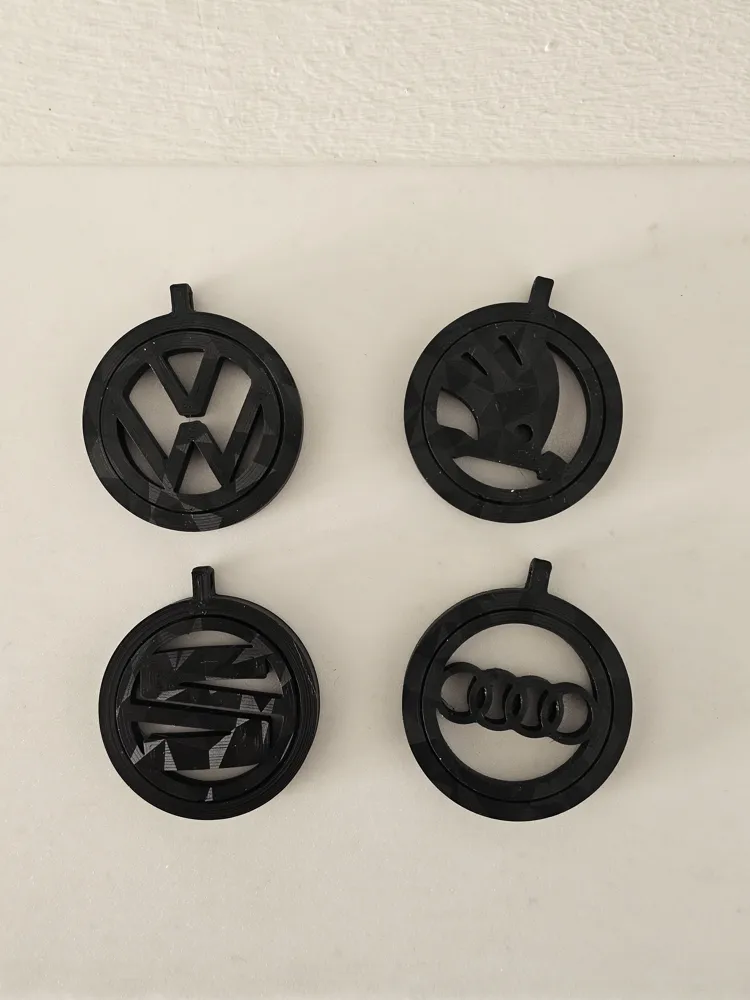 Spinning Keychains Ver.2-Various Brands - Free 3D Print Model - MakerWorld