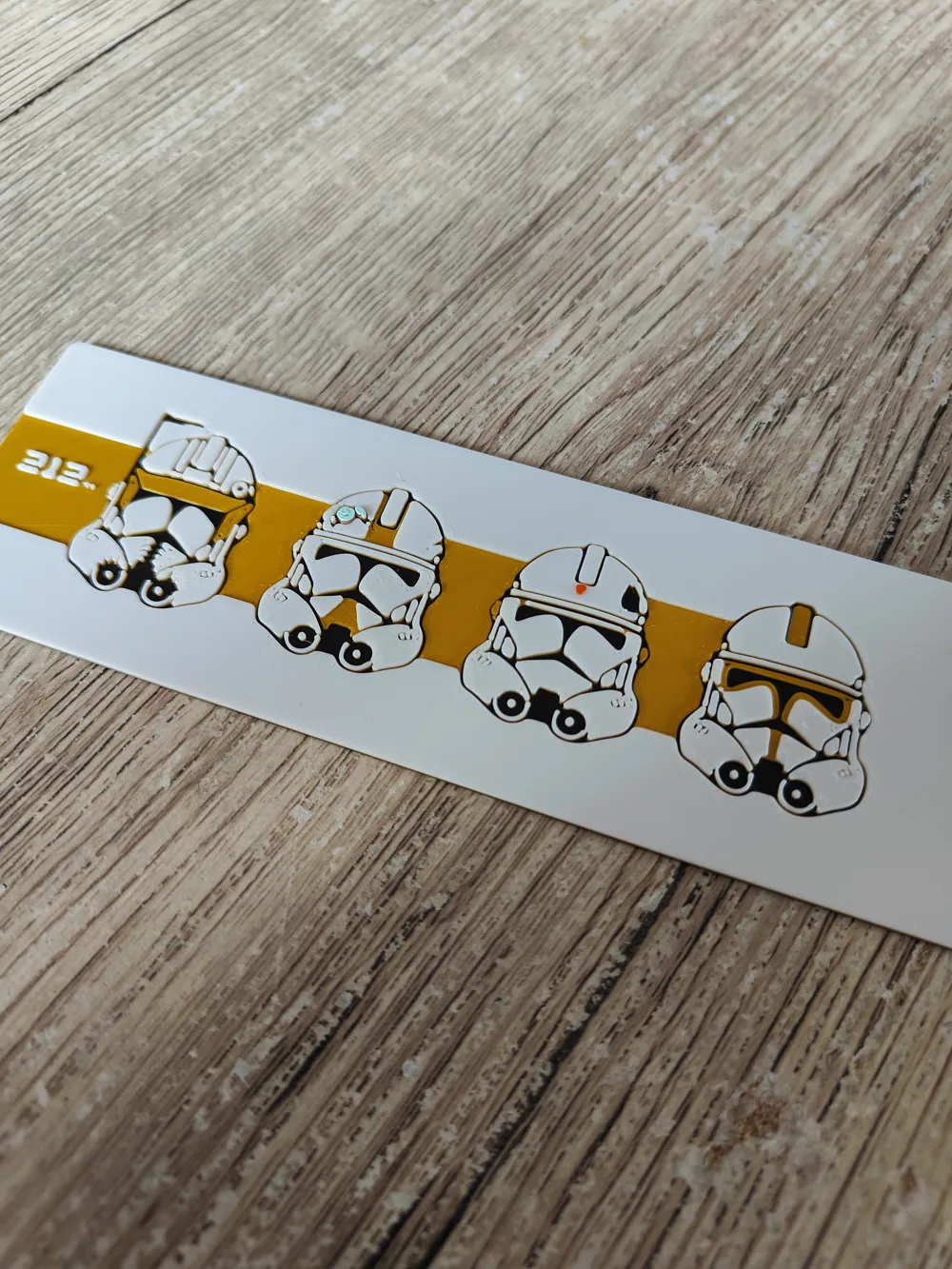 Star Wars - Clone Wars: 212th Bookmark by The Crafty Maker MakerWorld ...