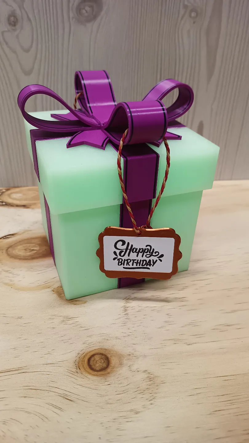 Elegant Gift Tag Holder for 5x3 cm Labels by dedejust - MakerWorld