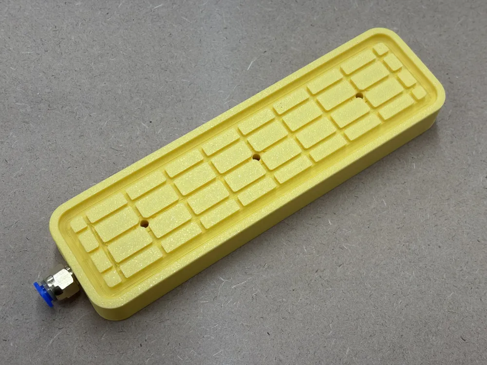 Double-Sided Slim Vacuum Block w/ Side Connection - Free 3D Print Model ...