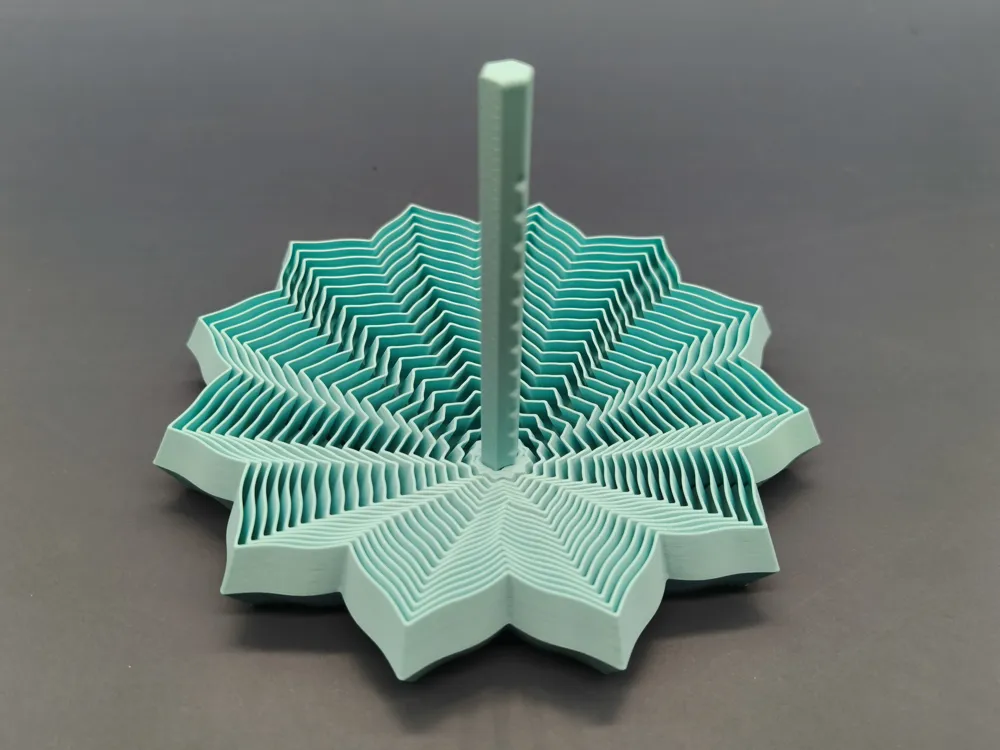 fidget toy: Mandala Pattern Radish Tower - Free 3D Print Model - MakerWorld