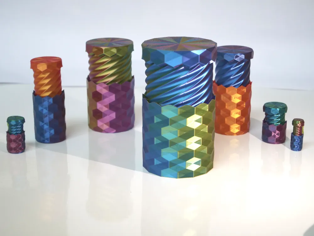 Nesting Magic Spiral Container by Tim O'Brien MakerWorld: Download Free ...