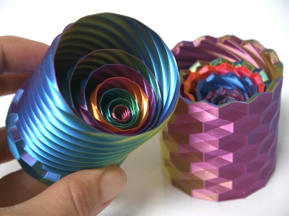Nesting Magic Spiral Container by Tim O'Brien MakerWorld: Download Free ...