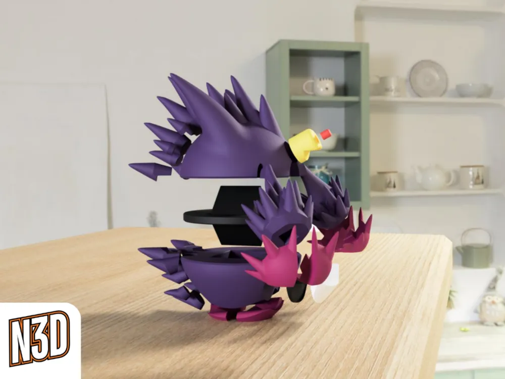 #0094 Mega Gengar por N3D MakerWorld: Descarga Modelos 3D Gratuitos