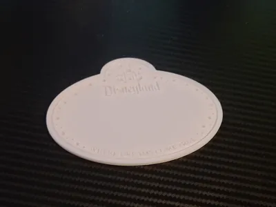 Disney Cast Member Name Tag Pin All Parks by PixelDot MakerWorld ...