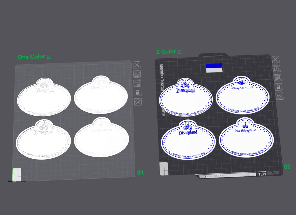 Disney Cast Member Name Tag Pin All Parks - Free 3D Print Model ...