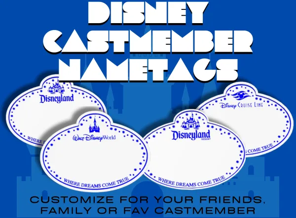 Disney Cast Member Name Tag Pin All Parks - Free 3D Print Model ...