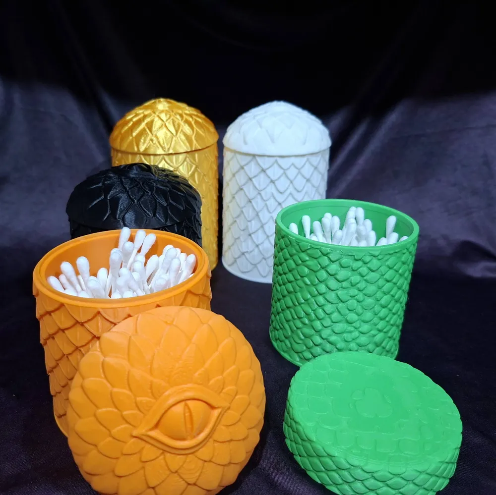 Dragon Scale & Snake Skin Containers by Random3D MakerWorld: Download ...