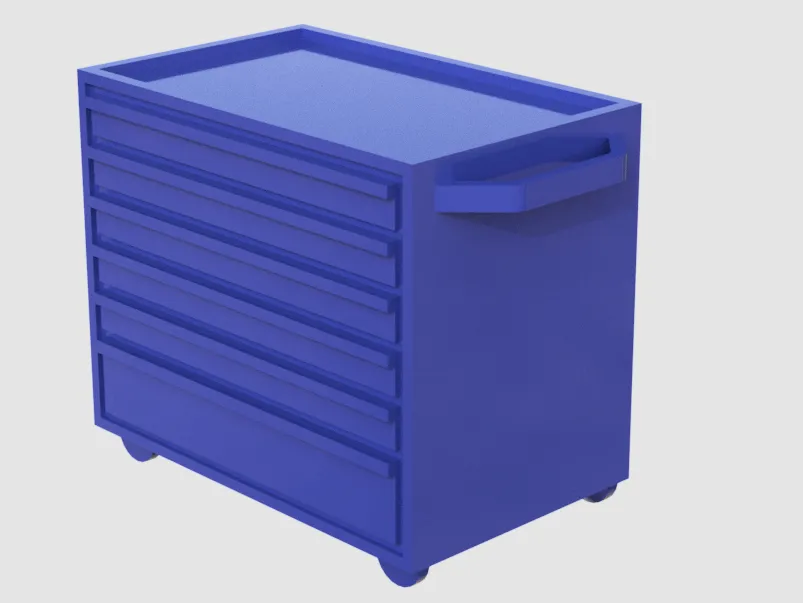 Tool Trolley 1:24 scale garage diorama accessories - Free 3D Print ...