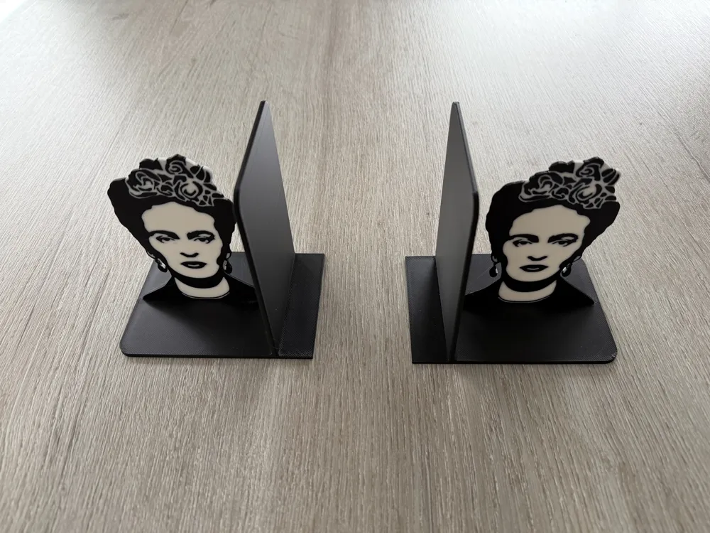 Frida Kahlo bookend - Free 3D Print Model - MakerWorld