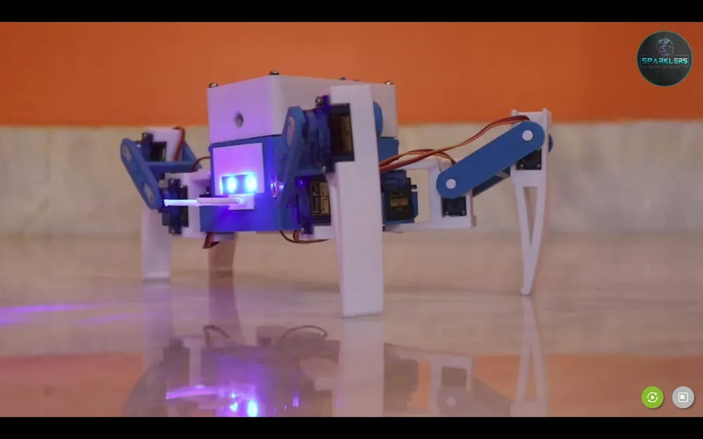Spy-Der: The Wi-Fi controlled Spider Robot - Free 3D Print Model ...