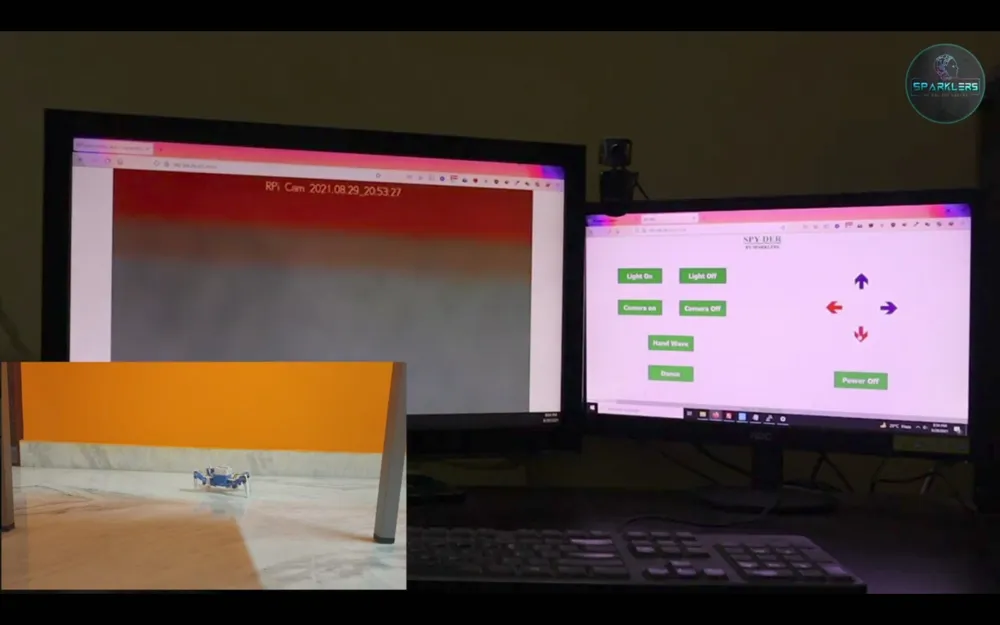 Spy-Der: The Wi-Fi controlled Spider Robot - Free 3D Print Model ...