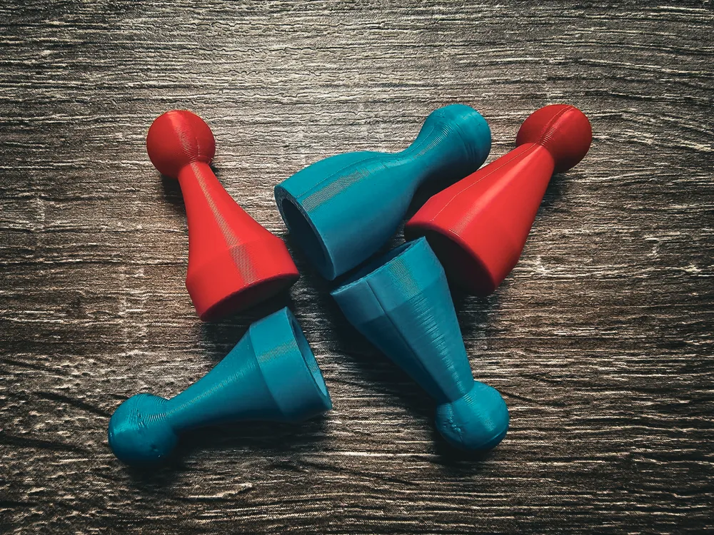 Simple board game figures - 3 versions by CoNcLuZiOn - MakerWorld