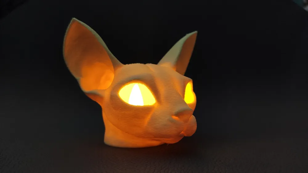 Sphynx Cat - LED tea light holder by RUMcajz MakerWorld: Download Free ...