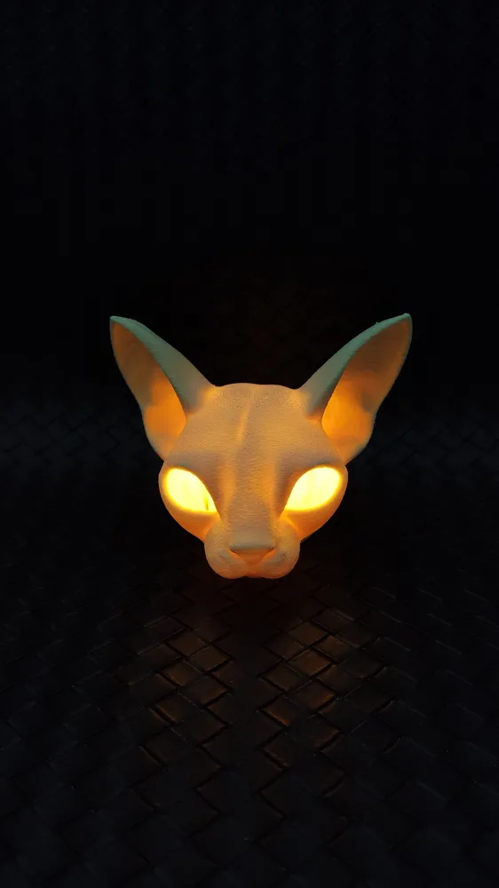 Sphynx Cat - LED tea light holder by RUMcajz MakerWorld: Download Free ...