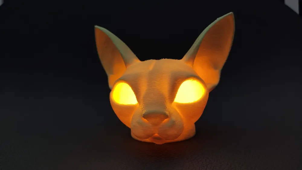 Sphynx Cat - LED tea light holder by RUMcajz MakerWorld: Download Free ...