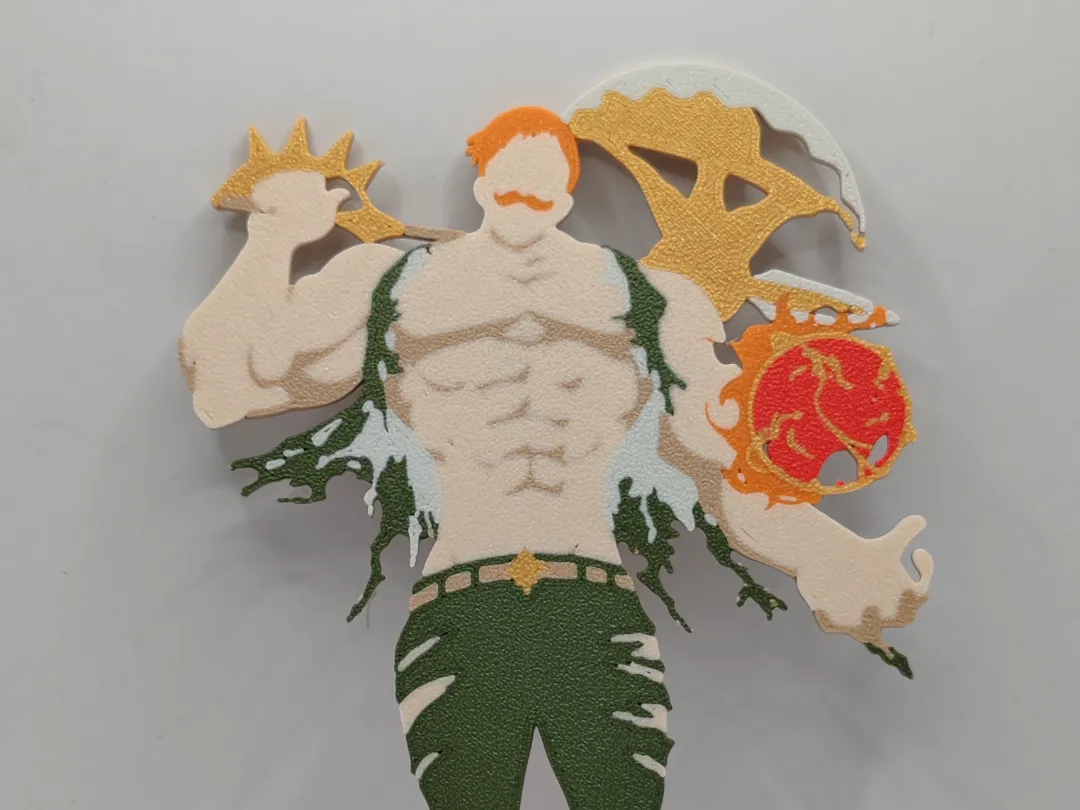 7-Color AMS Escanor Wall Plaque by azeriuy MakerWorld: Download Free 3D ...