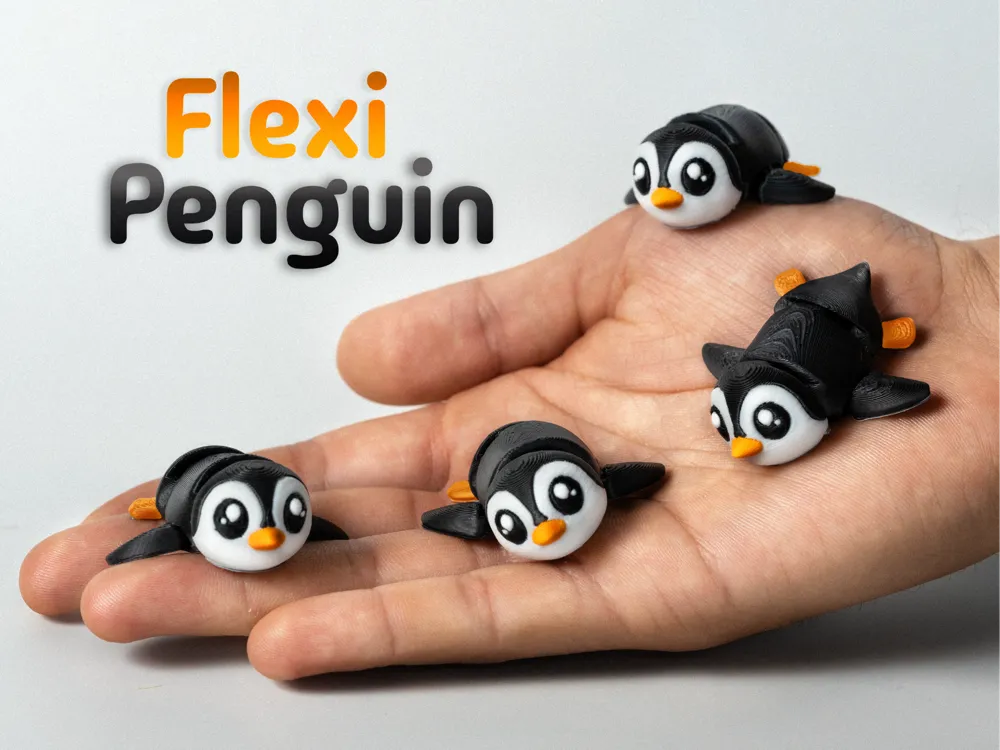 Tuxi the penguin – Articulated & keychain by 🔵 MontoyaMaker MakerWorld ...