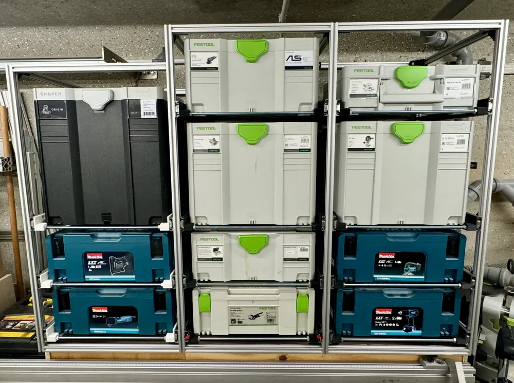 Guida per Rack Systainer, ad es. T-LOC, Systainer3, Bott da 3d ...