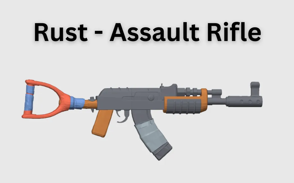 Assault Rifle - RUST by lookawilduser - MakerWorld