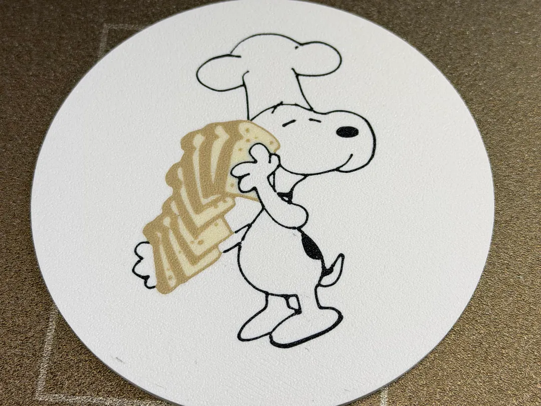 Thanksgiving Chef Snoopy Toast Coaster by eqdizzle MakerWorld: Download ...