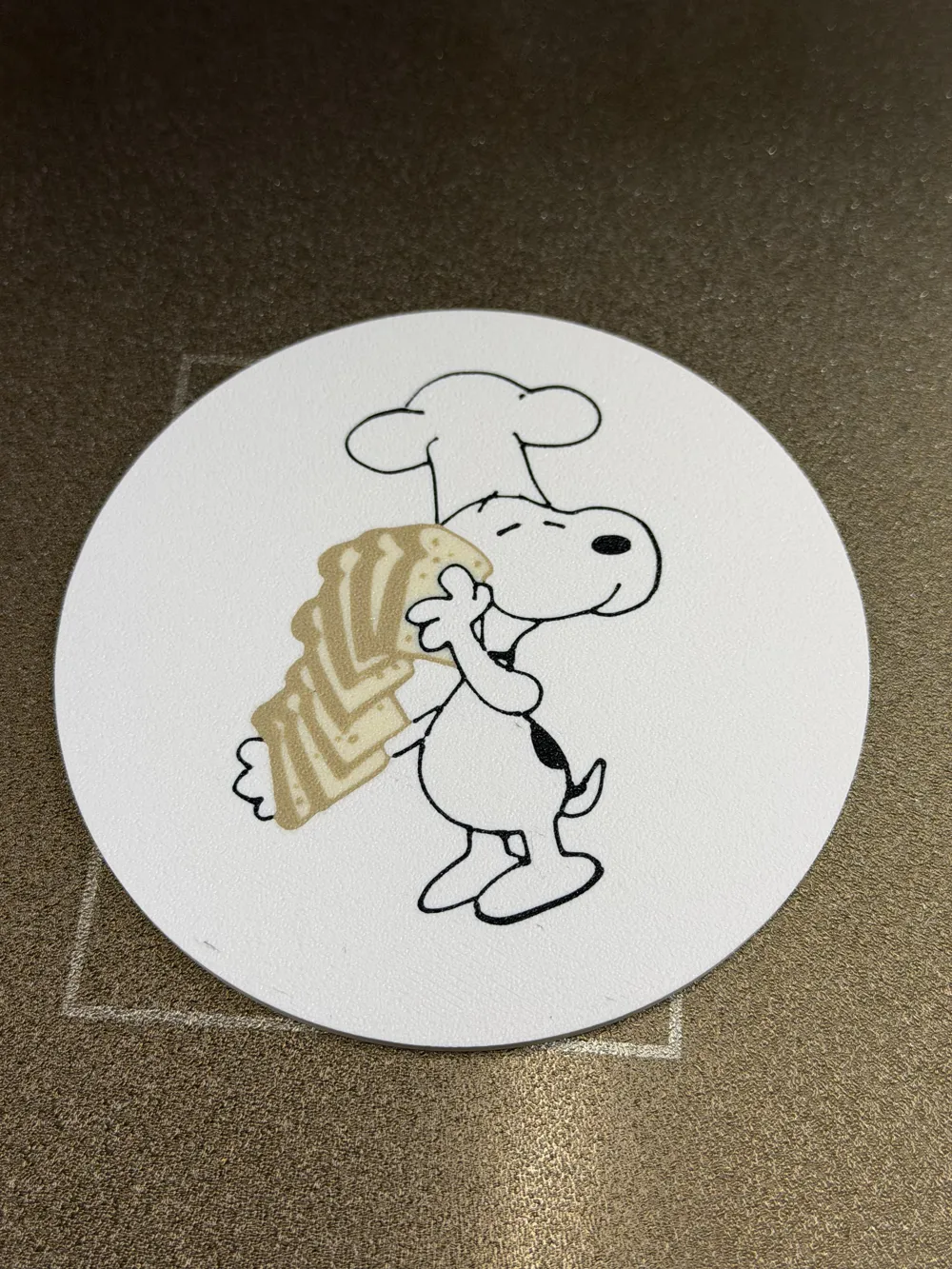 Thanksgiving Chef Snoopy Toast Coaster by eqdizzle MakerWorld: Download ...