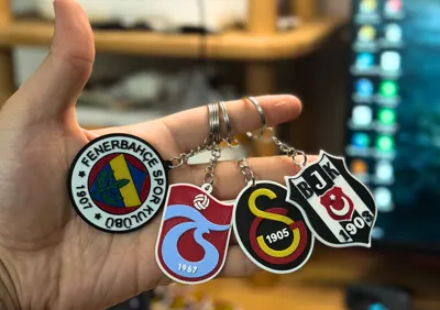 Galatasaray, Fenerbahçe, Beşiktaş, Trabzon Keychain by Plus3dLab ...