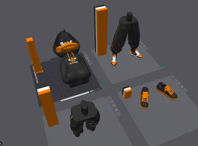 Urban Daffy Duck Blacked-Out Kit by Ryan MakerWorld: Download Free 3D Models