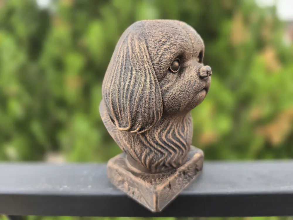 SHIH TZU BUST - Free 3D Print Model - MakerWorld