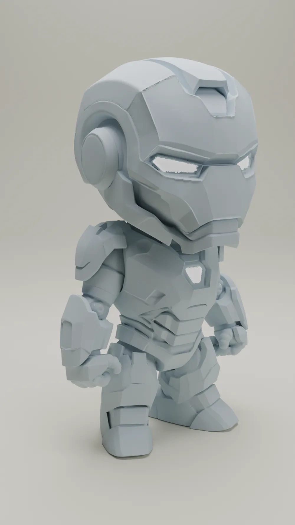 Iron Man Chibi Minifigure style - Free 3D Print Model - MakerWorld