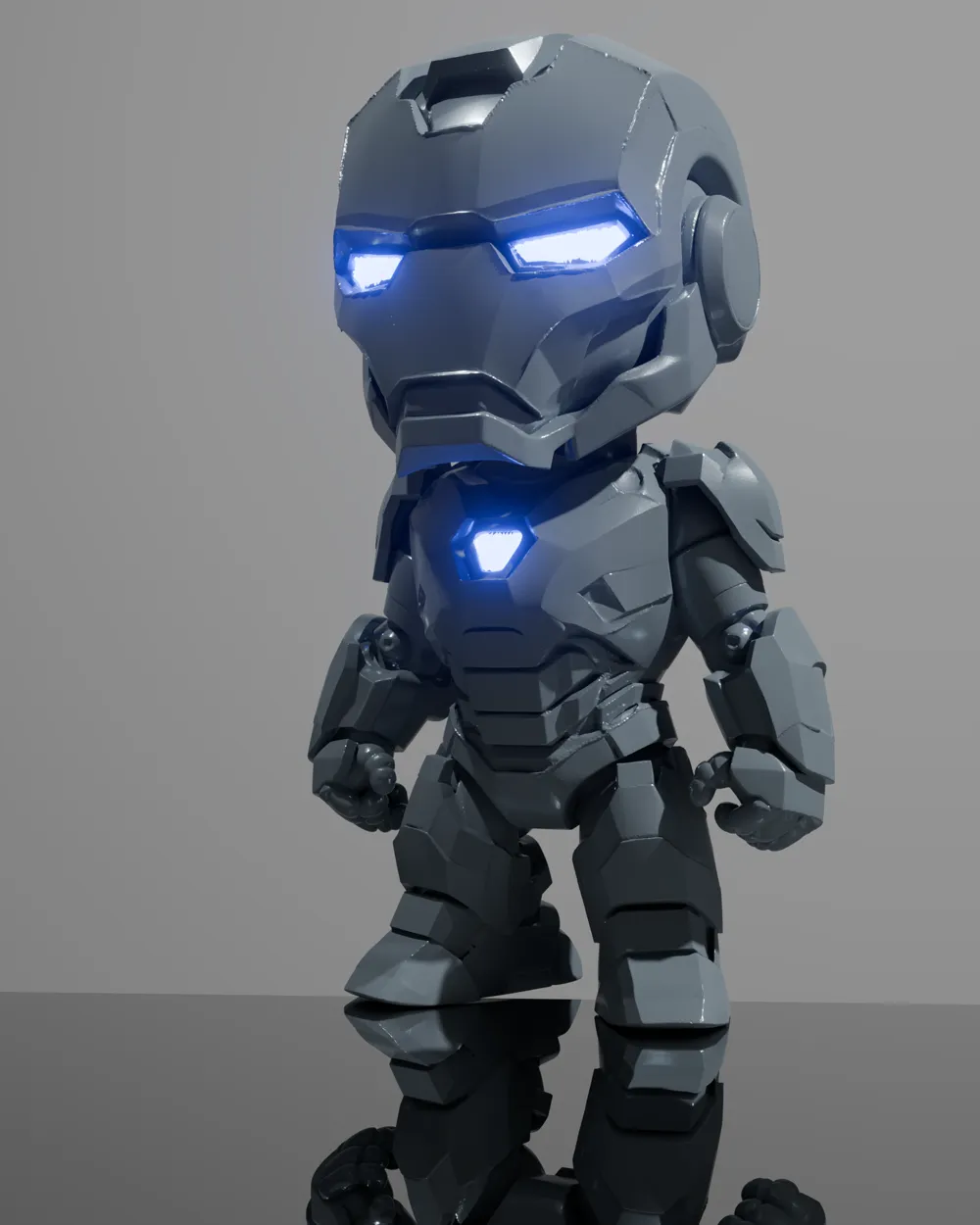 Iron Man Chibi Minifigure style - Free 3D Print Model - MakerWorld