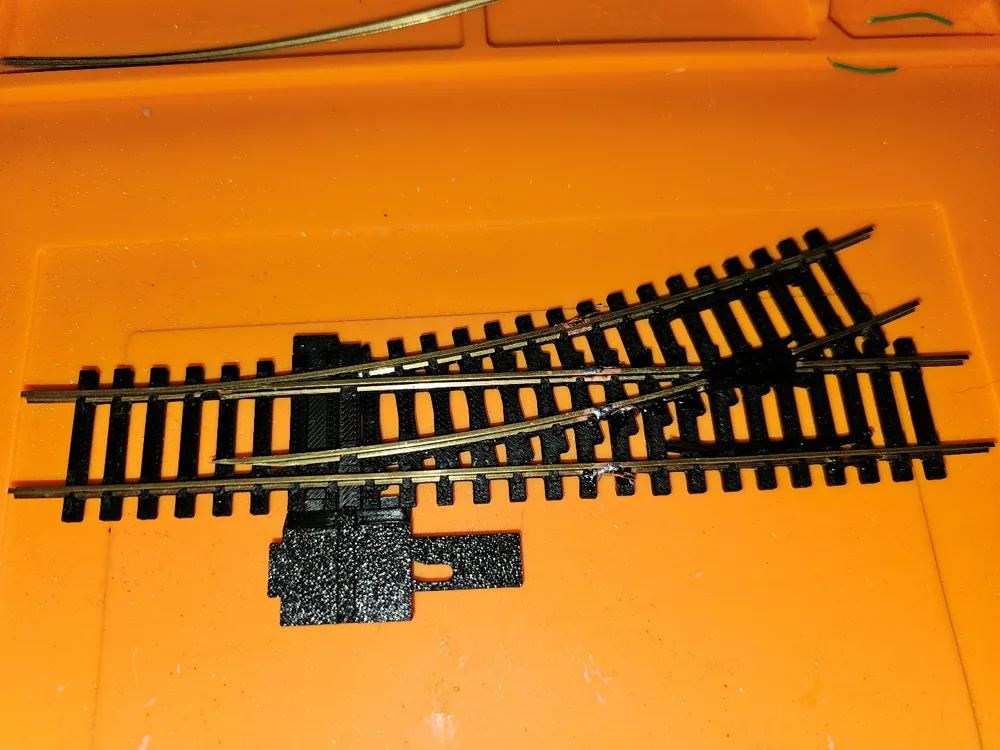HO scale track switch by Banbha - MakerWorld