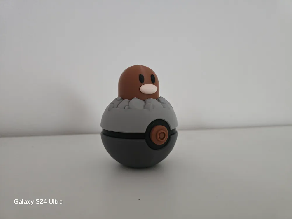 #0050 Diglett Pokeball - Multiparts by 3D Girl - MakerWorld