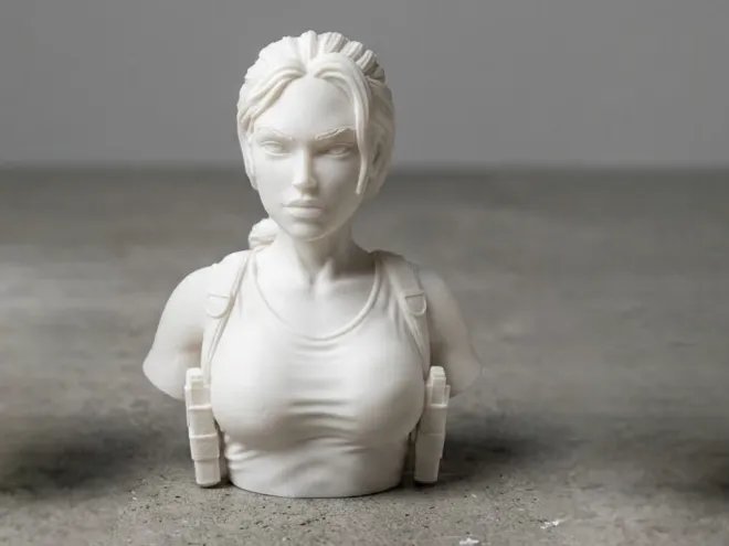 Lara Croft Bust 3D Print Model 290 - Free 3D Print Model - MakerWorld