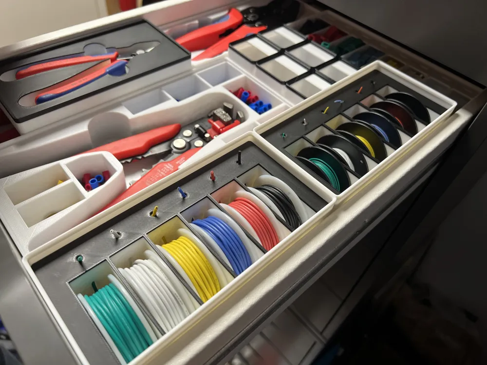 Gridfinity Wire spool holder - Free 3D Print Model - MakerWorld