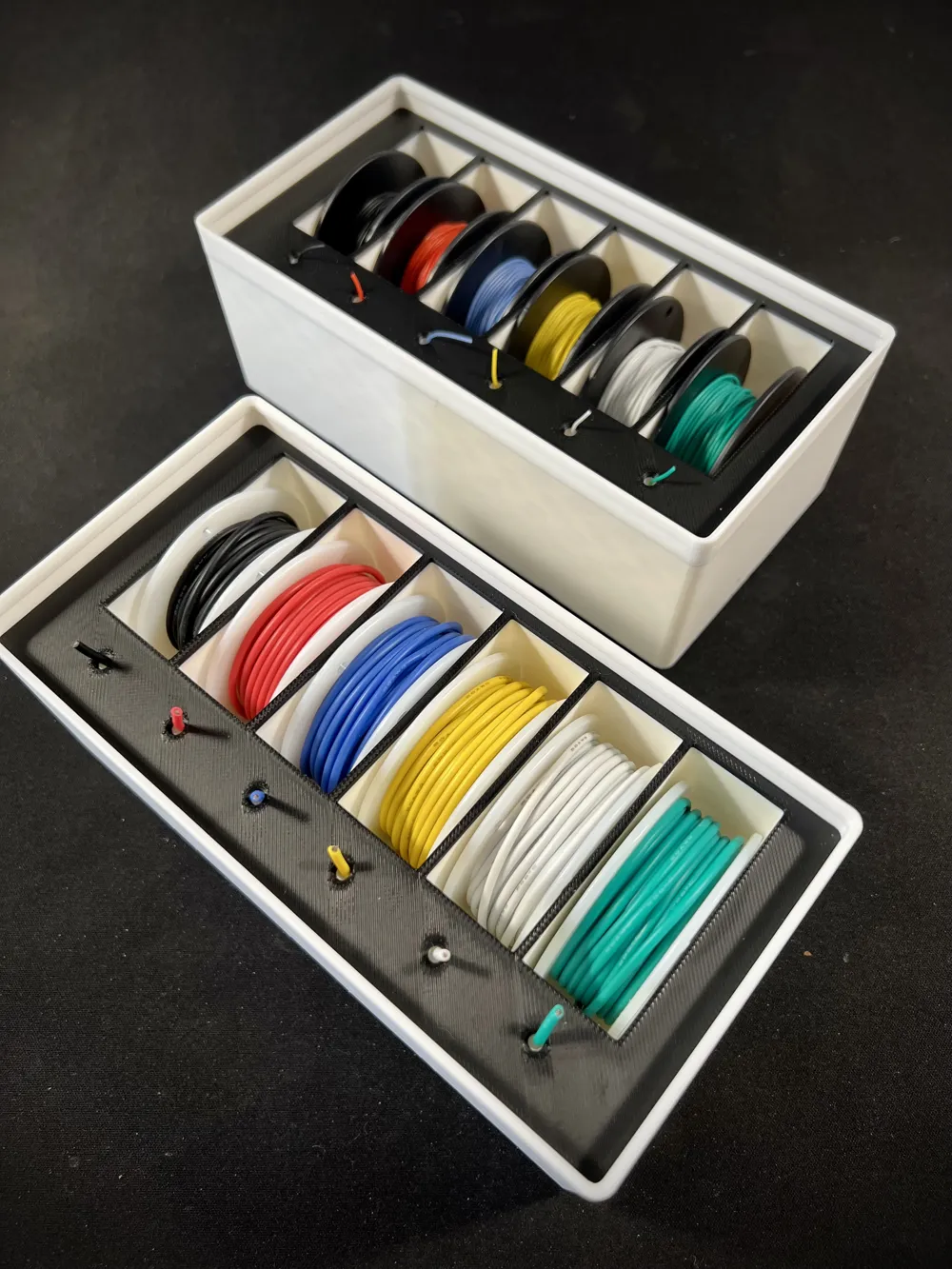 Gridfinity Wire spool holder by Fred Corp. MakerWorld: Download Free 3D ...